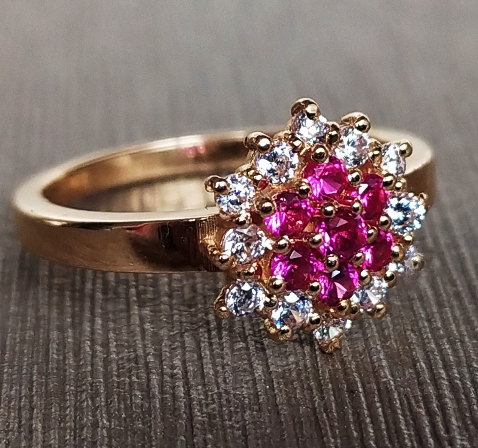 Gold Carnation Flower Ring - Asavir