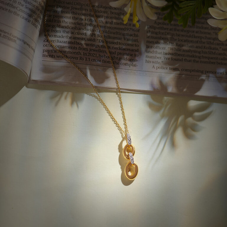 Name Initial Gold Alphabet A Pendant - Asavir